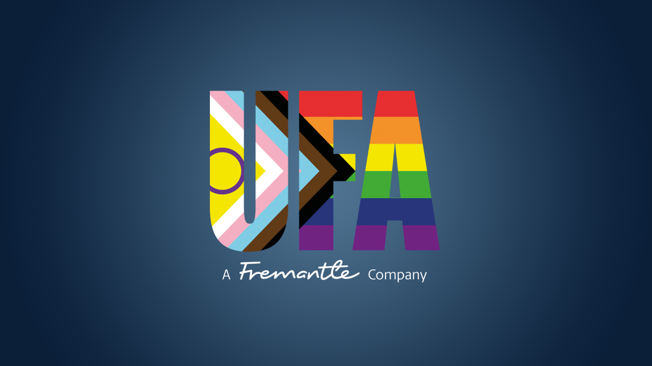 Für noch mehr Vielfalt: Das bunte UFA-Logo als Inter* Inclusive Pride ...
